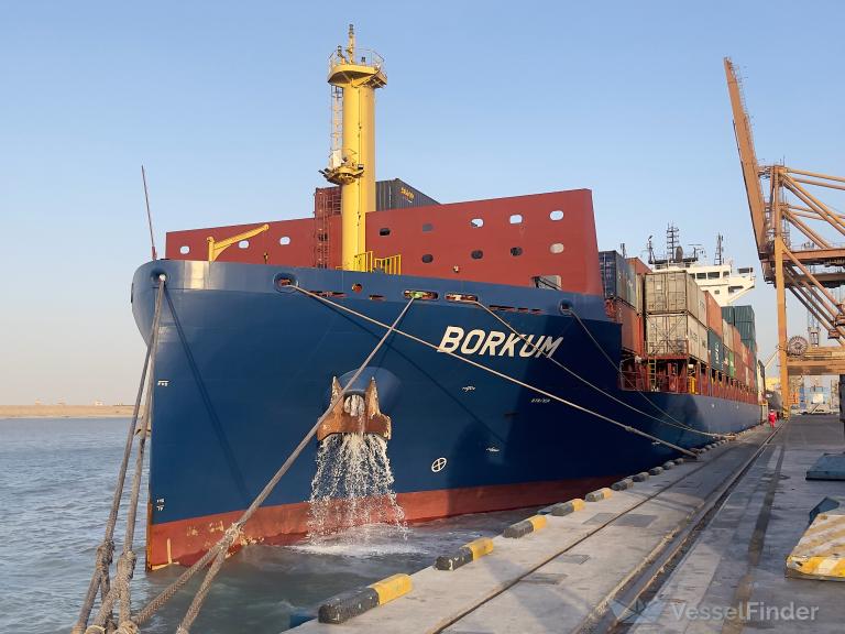 BORKUM, Container Ship - Details and current position - IMO 9937397 ...