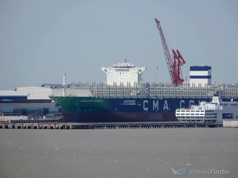 CMA CGM GRACE BAY, Container Ship - Details and current position - IMO ...