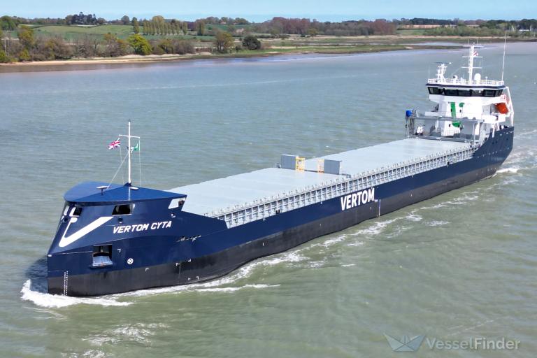 VERTOM CYTA, General Cargo Ship - Scheepsdetails en huidige positie ...