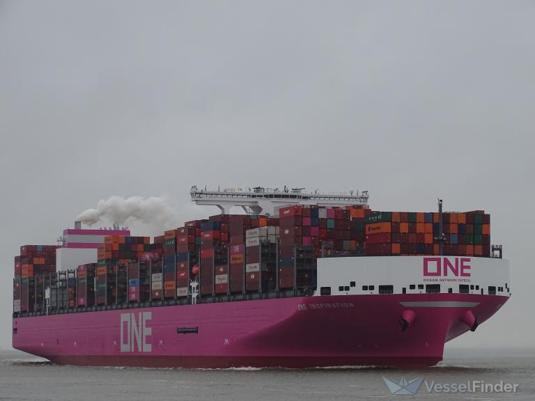 ONE INSPIRATION, Container Ship - Scheepsdetails en huidige positie ...