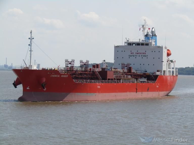 CHEMICAL RANGER, Chemical/Oil Products Tanker - Details and current ...