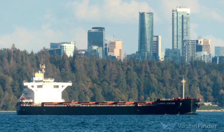 CLIMATE JUSTICE, Bulk Carrier - Details and current position - IMO ...