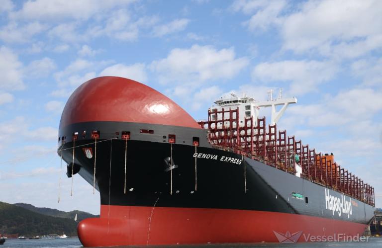 GENOVA EXPRESS, Container Ship - Details and current position - IMO ...