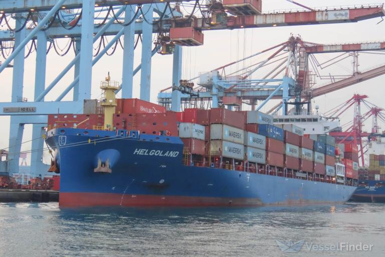 HELGOLAND, Container Ship - Details and current position - IMO 9944766 ...