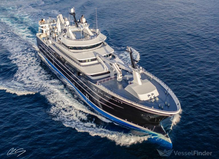 CHRISTINA S, Fishing Vessel - Details and current position - IMO ...