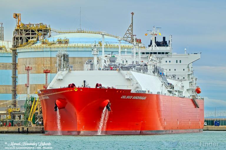 CELSIUS GANDHINAGAR, LNG Tanker - Details and current position - IMO ...