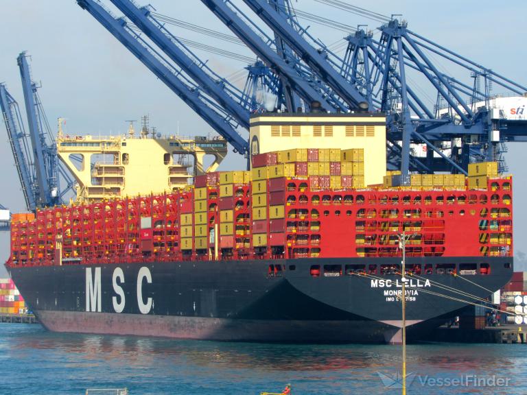 MSC LELLA, Container Ship - Details and current position - IMO 9947158 ...