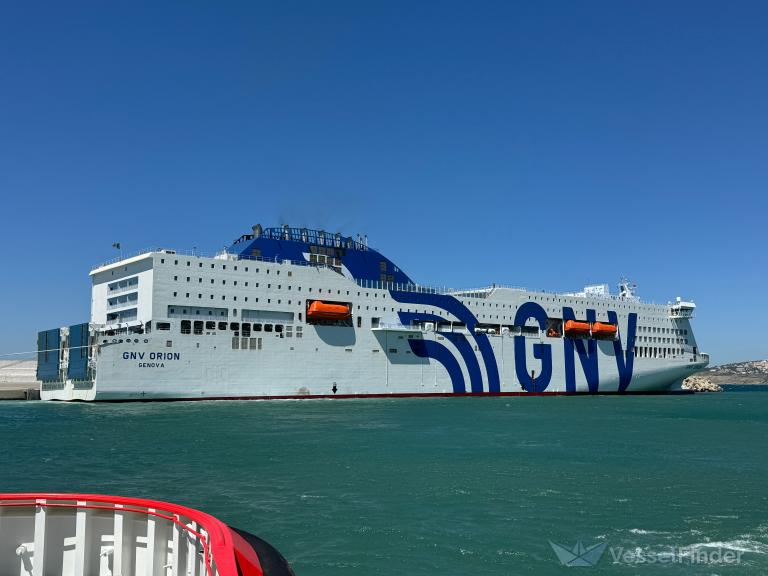 GNV ORION, Passenger/Ro-Ro Cargo Ship - Details and current position ...