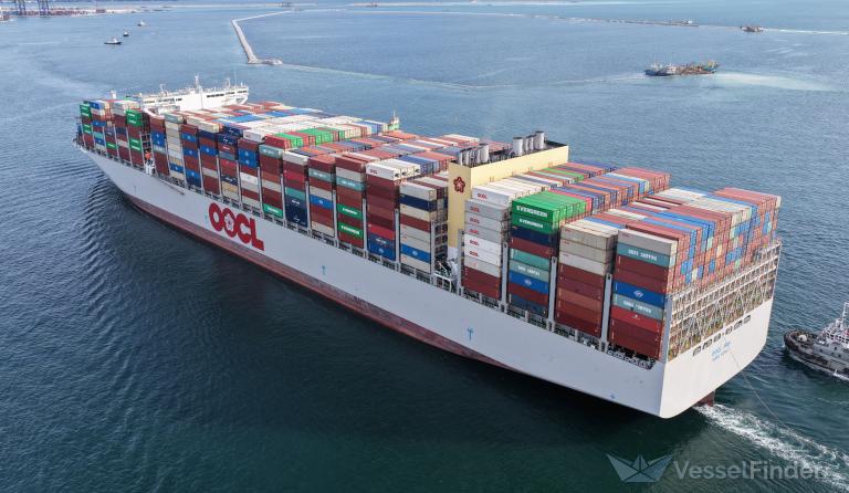 OOCL IRIS, Container Ship - Details and current position - IMO 9949766 ...