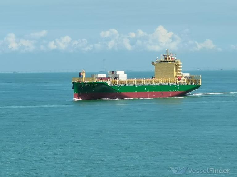 CAPE SCOTT, Container Ship - Details and current position - IMO 9950117 ...