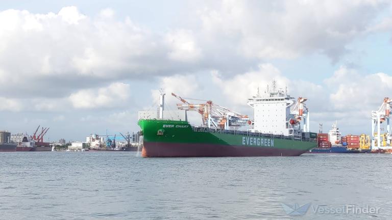 EVER CHART, Container Ship - Details and current position - IMO 9950777 ...