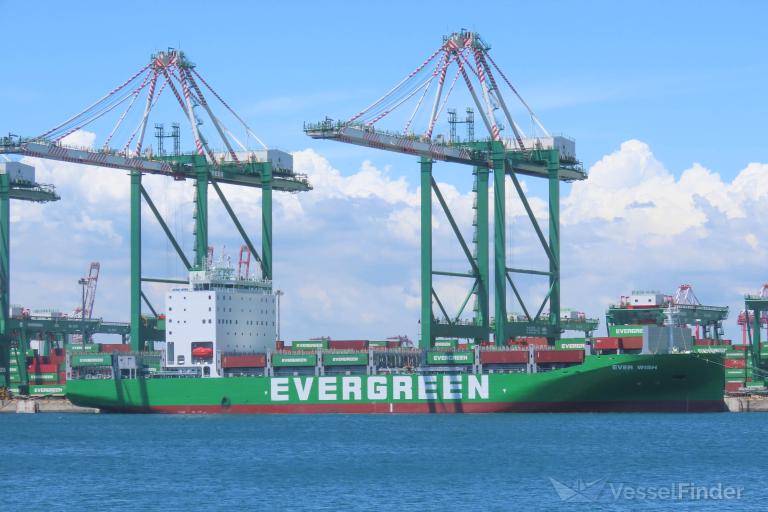 EVER WISH, Container Ship - Details and current position - IMO 9950856 ...