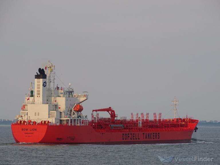 BOW LION, Chemical/Oil Products Tanker - Details and current position ...