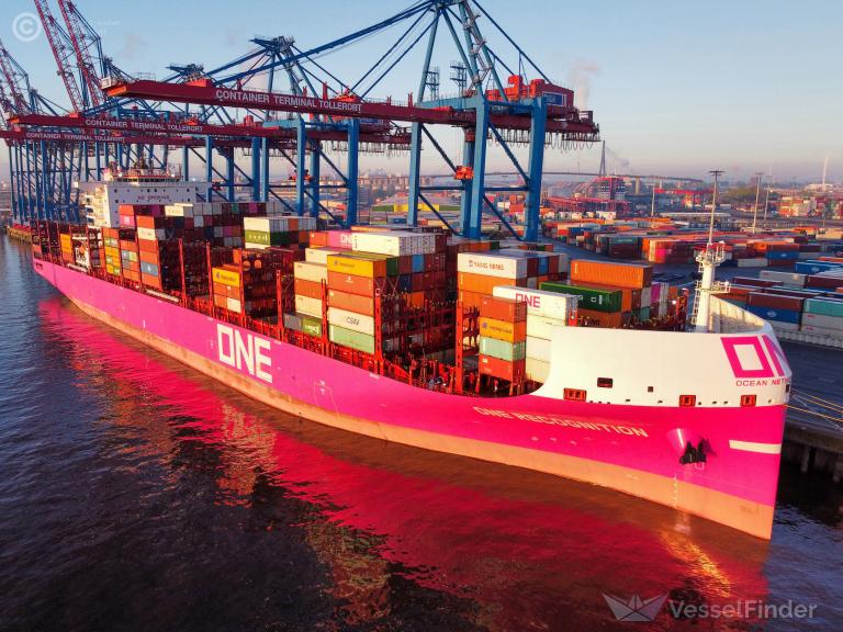 ONE RECOGNITION, Container Ship - Details and current position - IMO ...