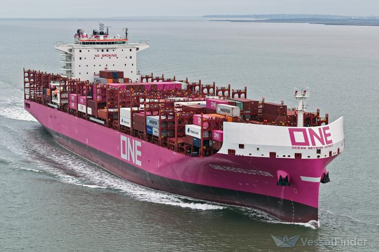 ONE RESOLUTION, Container Ship - Details and current position - IMO ...