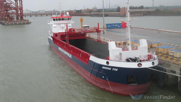 BERING FIN, General Cargo Ship - Dettagli della nave e posizione ...