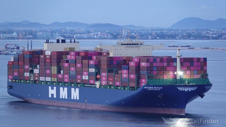 HMM PERIDOT, Container Ship - Details and current position - IMO ...