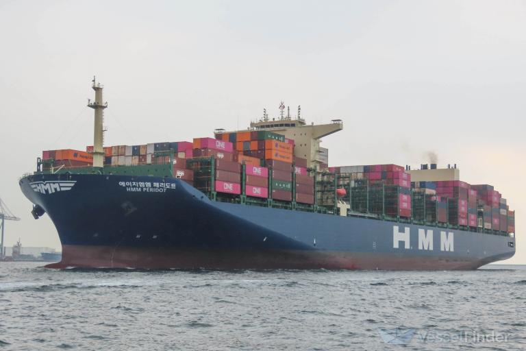 HMM PERIDOT, Container Ship - Details and current position - IMO ...