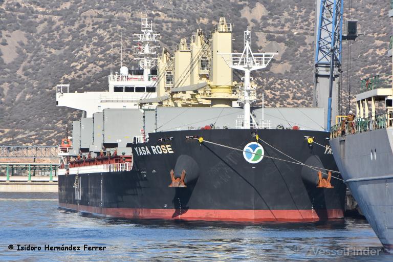 YASA ROSE, Bulk Carrier - Details and current position - IMO 9955612 ...