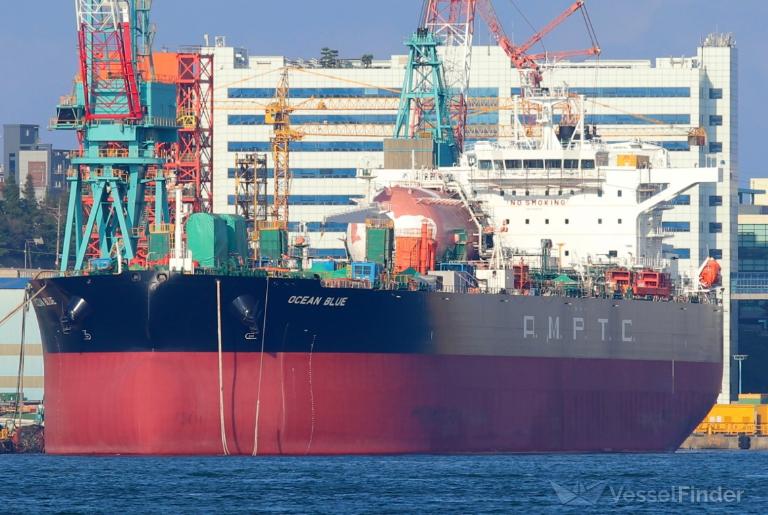 OCEAN BLUE, Crude Oil Tanker - Details and current position - IMO ...