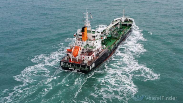 MARINE CHARGE, Bunkering Tanker - Details and current position - IMO ...