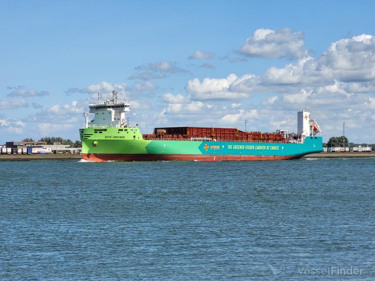 ECO UMANDE, Container Ship - Details and current position - IMO 9959541 ...