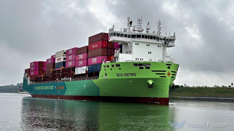 ECO OSTRO, Container Ship - Details and current position - IMO 9959565 ...