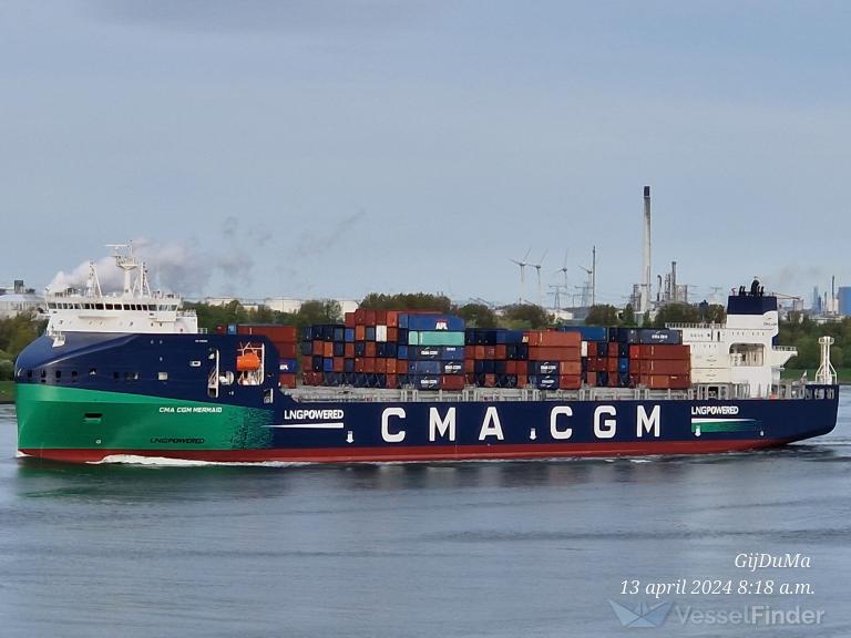 CMA CGM MERMAID, Container Ship - Schiffsdaten und aktuelle Position ...