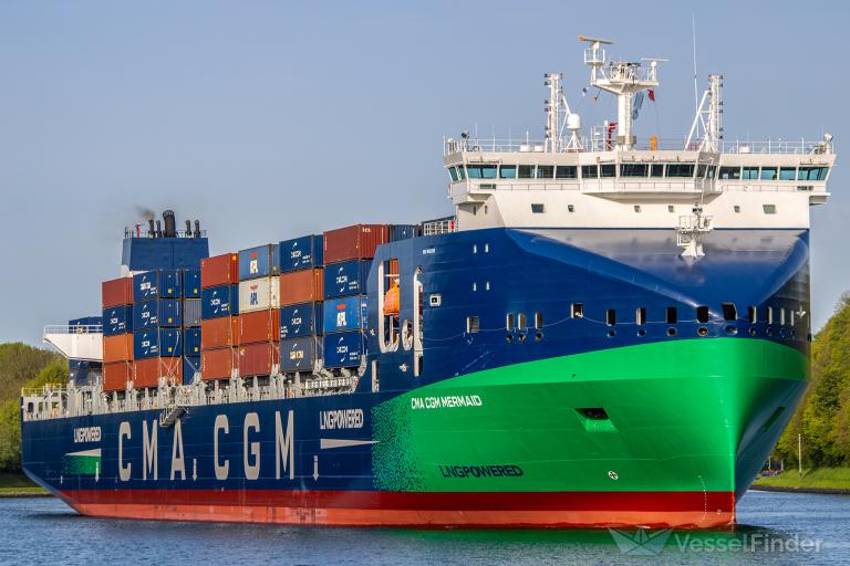 CMA CGM MERMAID, Container Ship - Details and current position - IMO ...