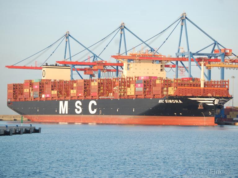MSC SIMONA, Container Ship - Details and current position - IMO 9962615 ...