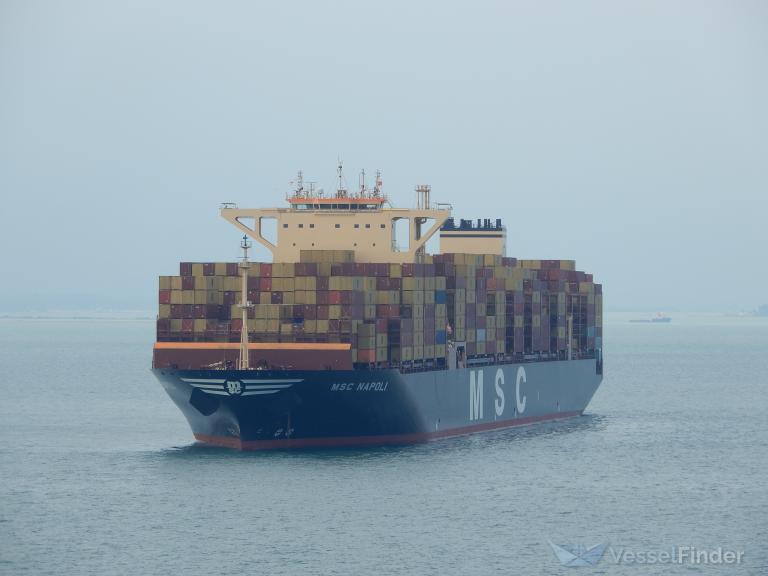 MSC NAPOLI, Container Ship - Details and current position - IMO 9964209 ...