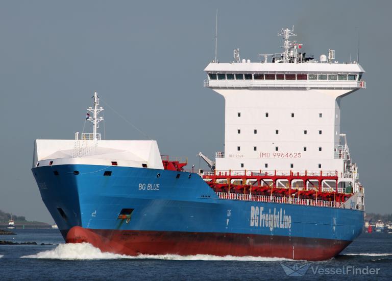 BG BLUE, Container Ship - Details and current position - IMO 9964625 ...