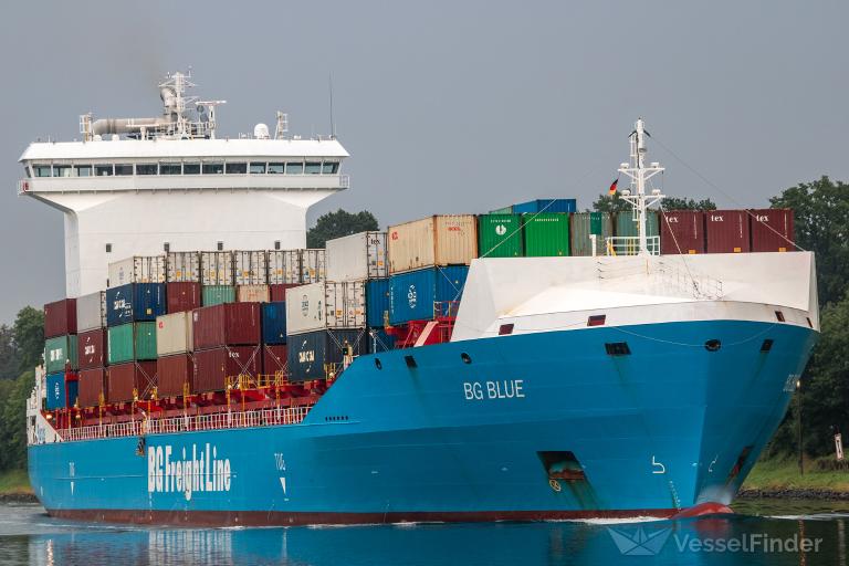 BG BLUE, Container Ship - Details and current position - IMO 9964625 ...