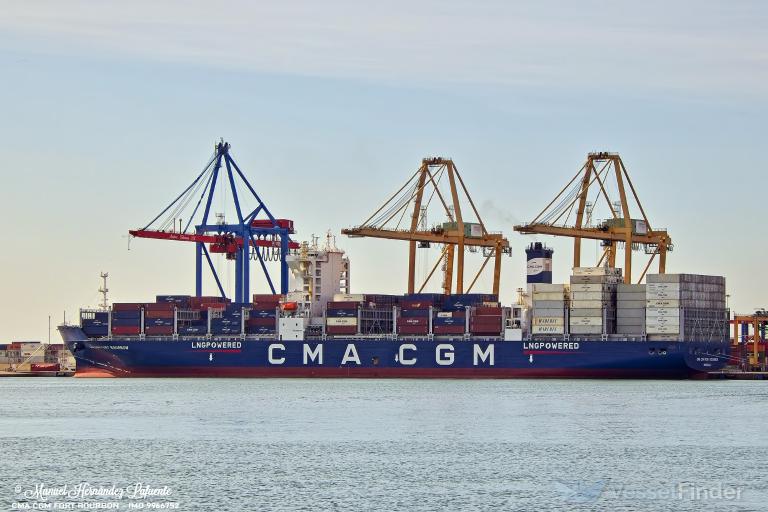 CMA CGM FORT BOURBON, Container Ship - Details and current position ...