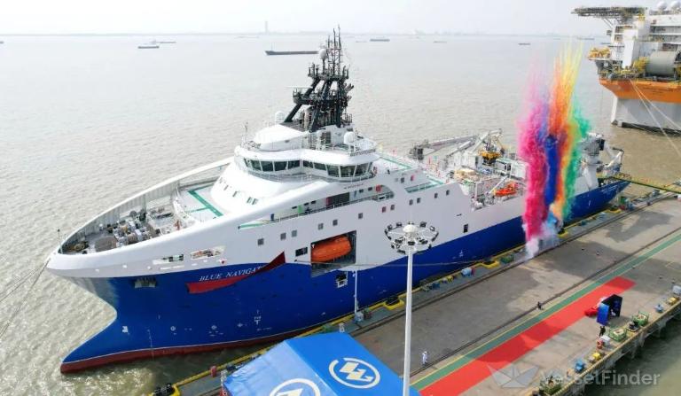 BLUE NAVIGATOR, Cable Layer - Details and current position - IMO 9966879 - VesselFinder