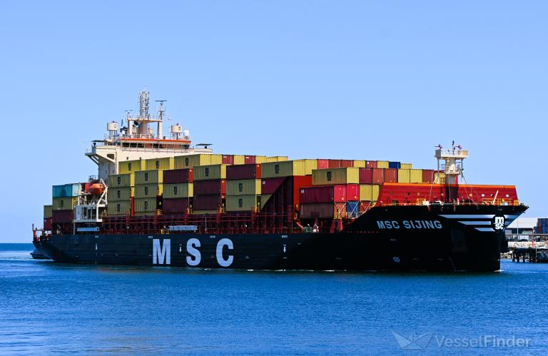 MSC SIJING, Container Ship - Details and current position - IMO 9967017 ...