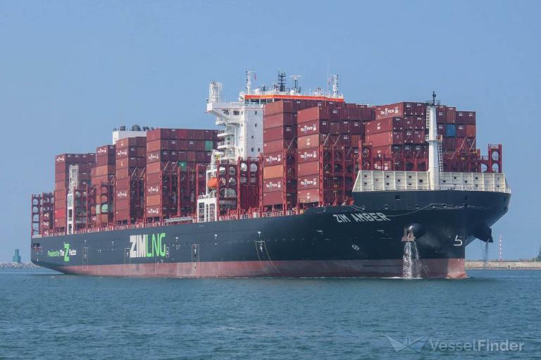 ZIM AMBER, Container Ship - Details and current position - IMO 9967952 ...