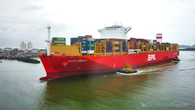 KOTA EBONY, Container Ship - Details and current position - IMO 9968853 ...