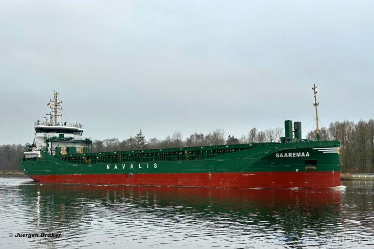 SAAREMAA, General Cargo Ship - Details and current position - IMO ...