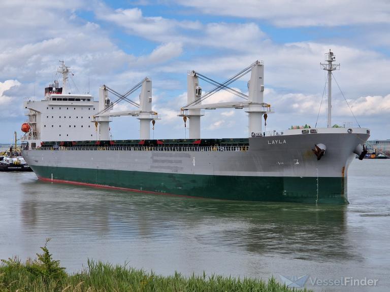 LAYLA, Bulk Carrier - Details and current position - IMO 9973420 ...