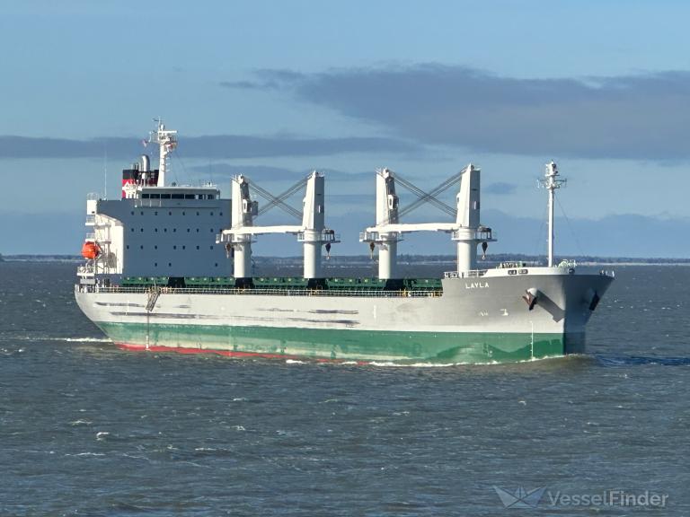 LAYLA, Bulk Carrier - Details and current position - IMO 9973420 ...
