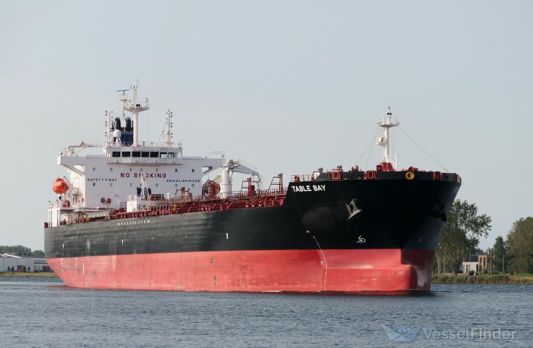 TABLE BAY, Chemical/Oil Products Tanker - Details and current position ...