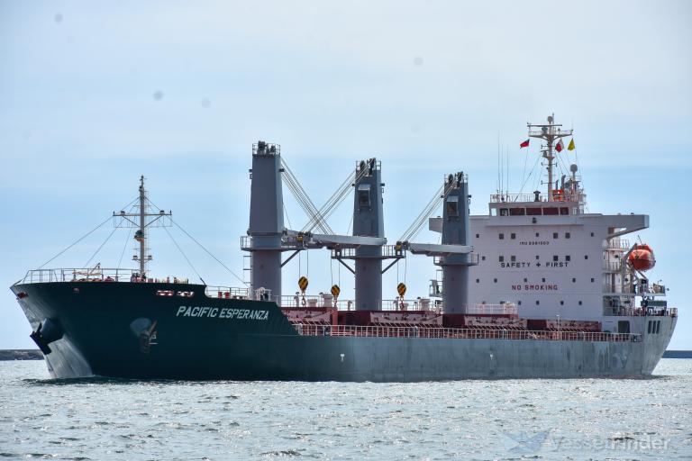 PACIFIC ESPERANZA, Bulk Carrier - Details and current position - IMO ...