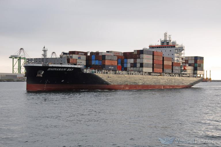 SHIMANAMI BAY, Container Ship - Details and current position - IMO ...