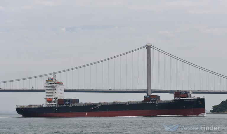 SHIMANAMI BAY, Container Ship - Details and current position - IMO ...