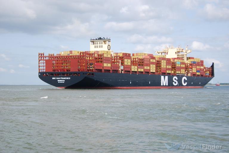 MSC SAN FRANCISCO, Container Ship - Details and current position - IMO ...