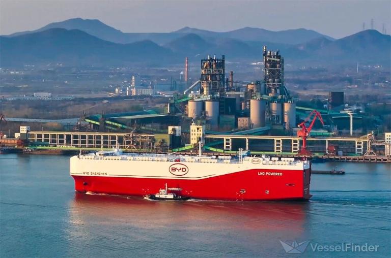 BYD SHENZHEN, Vehicles Carrier - Details and current position - IMO ...