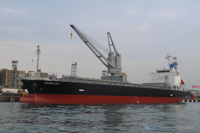 ASIAN LILY, General Cargo Ship - Details and current position - IMO ...